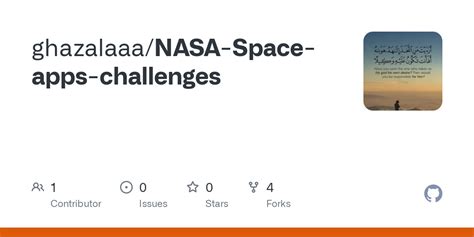GitHub Ghazalaaa NASA Space Apps Challenges