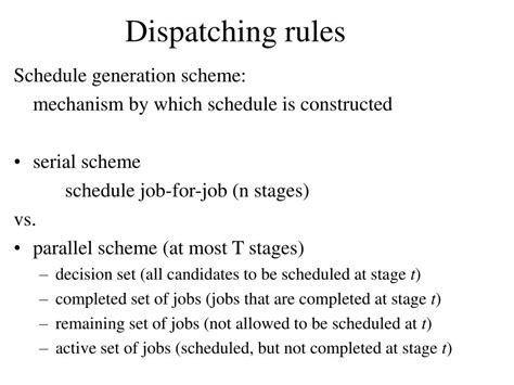 ppt chapter 2 model of scheduling problem powerpoint presentation