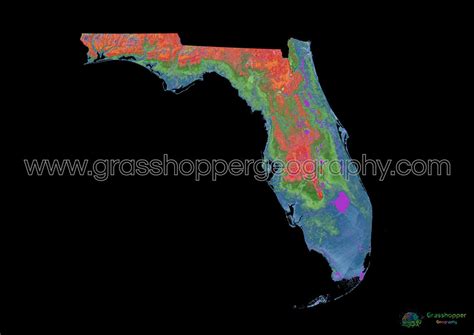 Elevation Maps Of Northern Florida