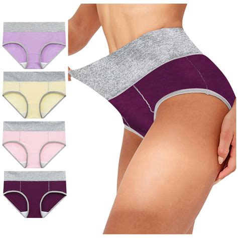 Aboser High Waist Panty Underwear For Women Cotton Full Coverage