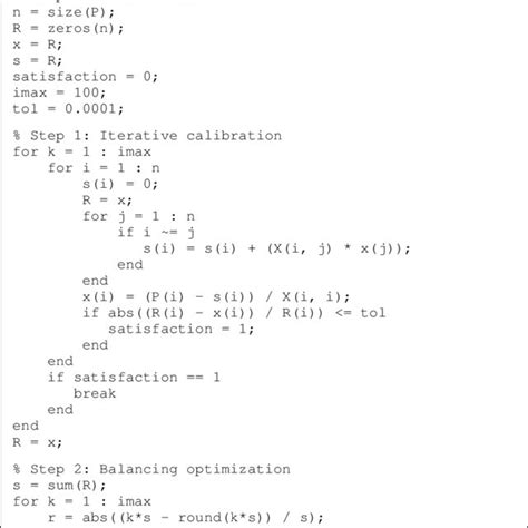 The Algorithm Of Iterative Chemical Reaction Balancing Download