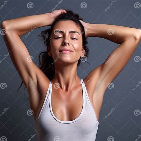 Sweaty Armpits Treatment Methods For Managing Excessive Seating Stock Illustration