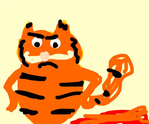 Prehistoric Garfield Drawception