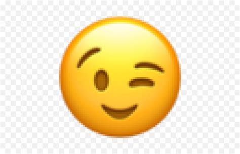 Winking Face Iphone Wink Emojiemoticon Faces Meaning Free