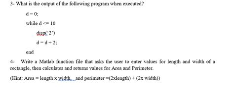 Solved Write A Matlab Program To Ask For The Temperature Chegg