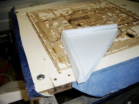 making gussets for the cnc router using the cnc router