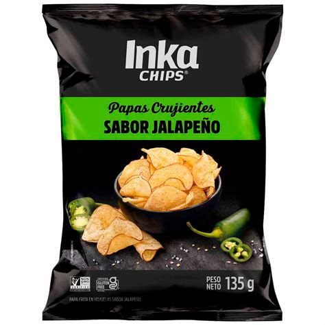 Papas INKA CHIPS Jalapeños Bolsa 135g | plazaVea - Supermercado