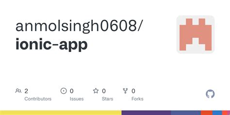 Github Anmolsingh0608ionic App