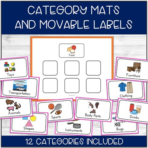 Categories Speech Therapy Activities Category Sorting Preschool