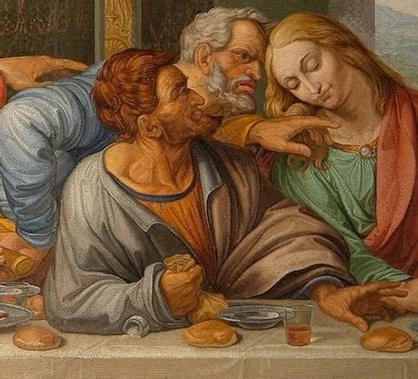 Leonardo Last Supper Judas The Last Supper 1495 97 Post Restoration
