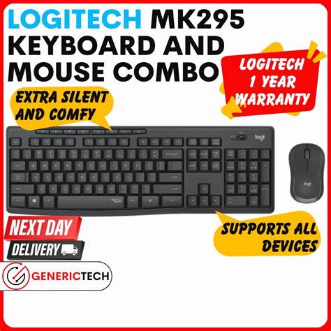 Sg Cheapest Genuine Logitech Mk Slim Wireless Keyboard And Mouse Combo Low Profile Ultra