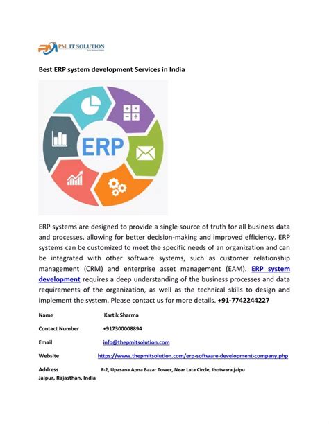 PPT Best ERP System Development Services In India PowerPoint Presentation ID