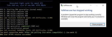 lolminer has stopped working · issue 1013 · lolliedieb lolminer