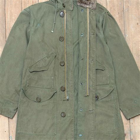 50s Vintage Usaf Us Air Force M47 M 1947 Cold Weather Parka Medium