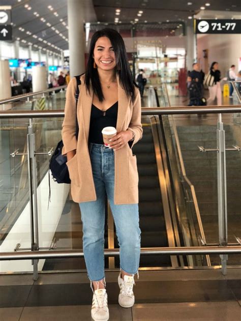 Airport Style 5 Outfit Ideas Airport Outfit Casual Travel Outfit