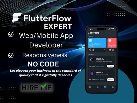 A No Code Webapp In Flutterflow Upwork