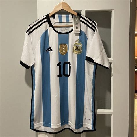 Adidas Shirts Messi Jersey 10 Argentina Soccer Jersey 2223 World