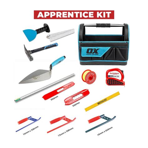 The Apprentice Bricklaying Kit Technique Tools
