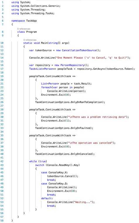 Jeremy Bytes Using Task With Net Core 20 Success Error Cancellation