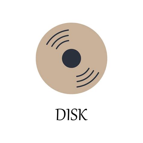 Colored Cd Disk Vector Icon Illustration 23039307 Vector Art At Vecteezy
