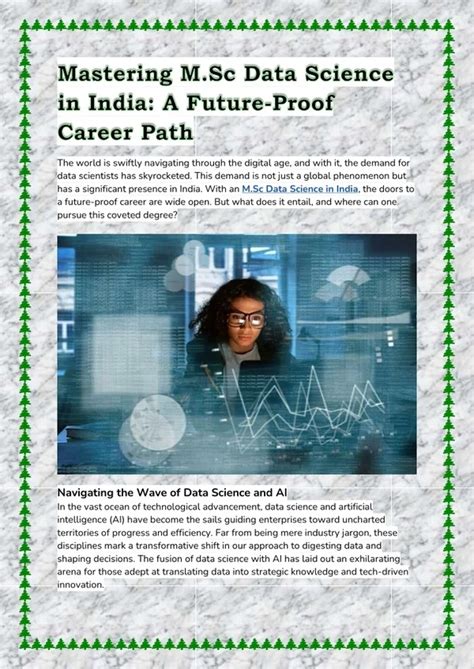 Ppt Mastering Msc Data Science In India A Future Proof Career Path