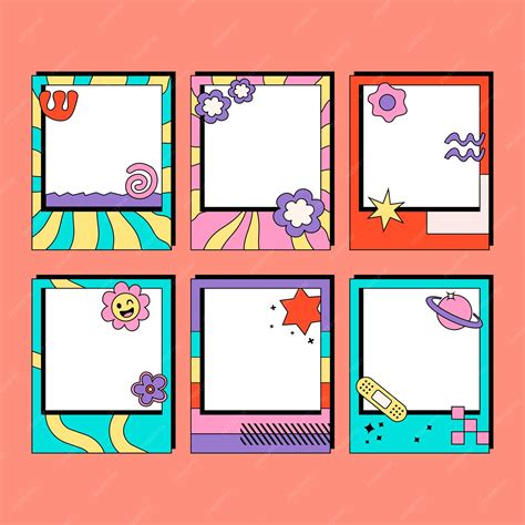 Premium Vector Set Of Retro Frame Vector