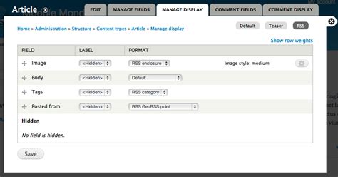 module monday rss field formatters lullabot