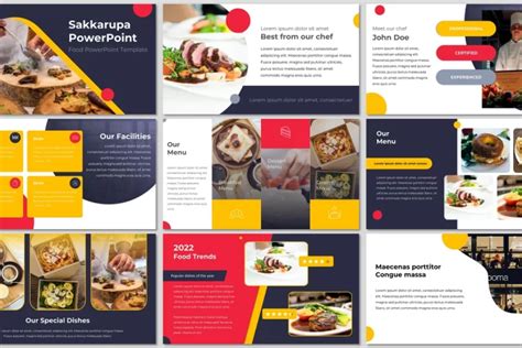 Restoran Ppt Template Free Download Template Ppt Makanan Sakkarupa