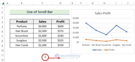 how to create a chart slider in excel 2 methods exceldemy
