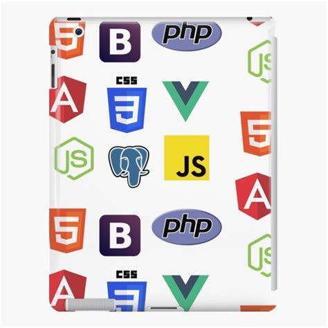 Html Css Javascript Coding Sticker Pack Ipad Case And Skin For Sale
