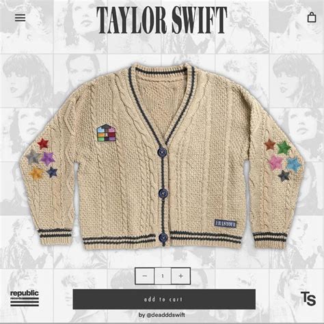 Taylor Swift Cardigan Sweater