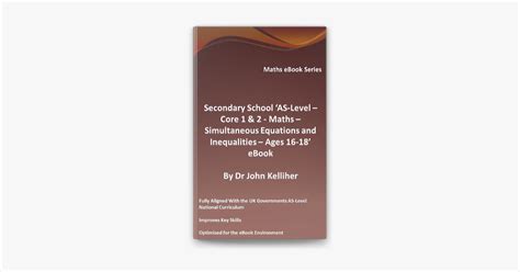 ‎secondary School ‘as Level Core 1 And 2 Maths Simultaneous