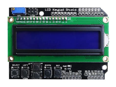 Расширение lcd keypad shield v1 0 для Ардуино купить в интернет