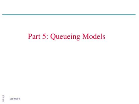 Ppt Queueing System Characteristics And Behaviors Powerpoint Presentation Id1065508