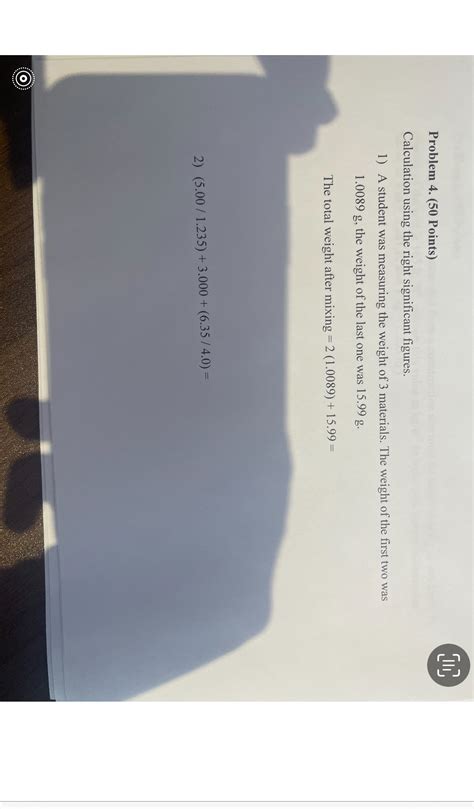 Solved Problem Points Calculation Using The Right Chegg Com