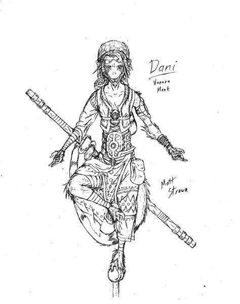 Dani The Vanara Monk By Faullyn On Deviantart
