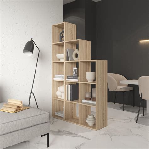 ᐉ Стелаж для дому М 6 на 12 комірок 1072x1781x300 мм Дуб сонома • Краща ціна в Києві Україні