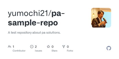 Github Yumochi21pa Sample Repo A Test Repository About Pa Solutions