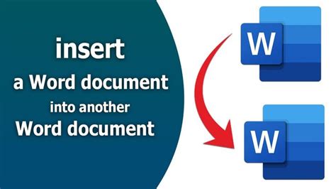 How To Insert A Word Document Into Another Word Document Words Allianz Logo Documents