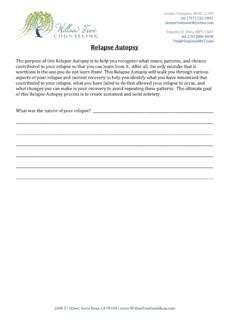 Relapse Autopsy Sex Addiction Recovery Relapse Autopsy Sex Addiction Recovery Pdf PDF PRO