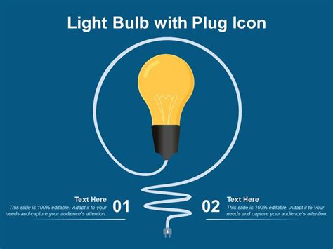 Light Bulb With Plug Icon PPT Images Gallery PowerPoint Slide Show PowerPoint Presentation