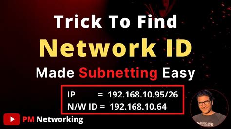 Subnetting Trick To Find Network ID How To Find Network ID In 20 Sec Subnetting Ccna