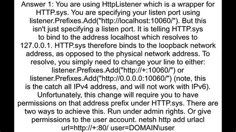 cno error 400 invalid hostname simple listener youtube