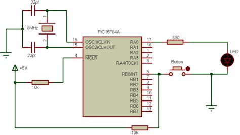 PIC F A Projects Simple Circuit PIC F A Projects Simple Circuit