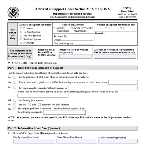 The Ultimate Guide To Affidavit Of Support I 864 And More In 2026 Ai