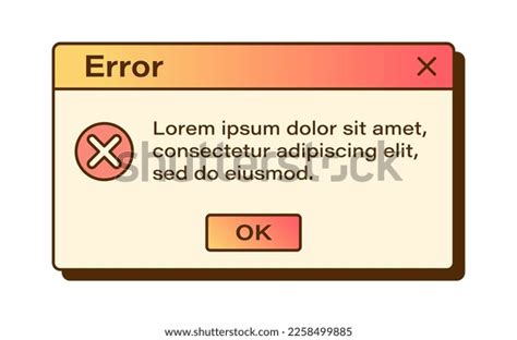 Vector Retro Vaporwave Modal Window Gradient Stock Vector Royalty Free 2258499885 Shutterstock