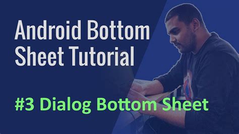 3 Android Bottom Sheet Tutorial Dialog Bottom Sheet Youtube