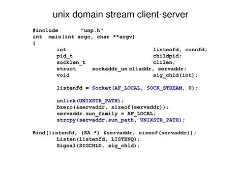 PPT Unix Domain Protocols PowerPoint Presentation Free Download ID 5416409
