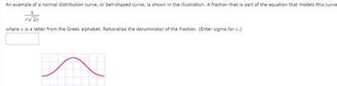 Solved An Example Of A Normal Distribution Curve Or Chegg