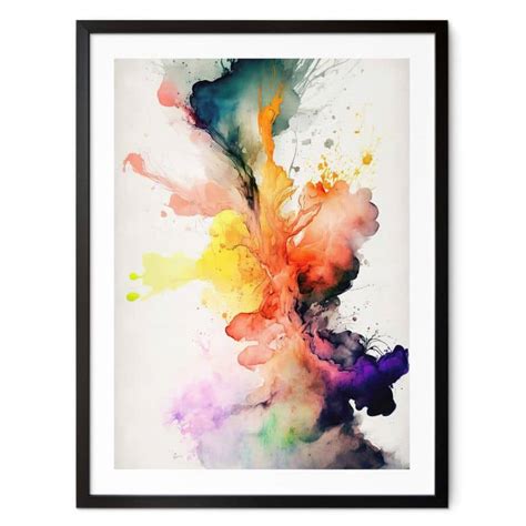 Poster Mauro La Magie De Lexplosion Des Couleurs Wall Artfr